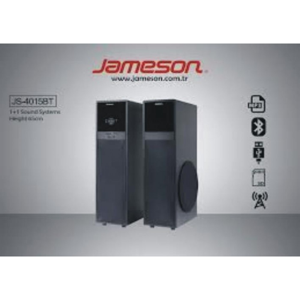 JAMESON JS-4015BT 1+1 USB-SD-FM-BT SES SİSTEMİ