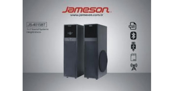 JAMESON JS-4015BT 1+1 USB-SD-FM-BT SES SİSTEMİ
