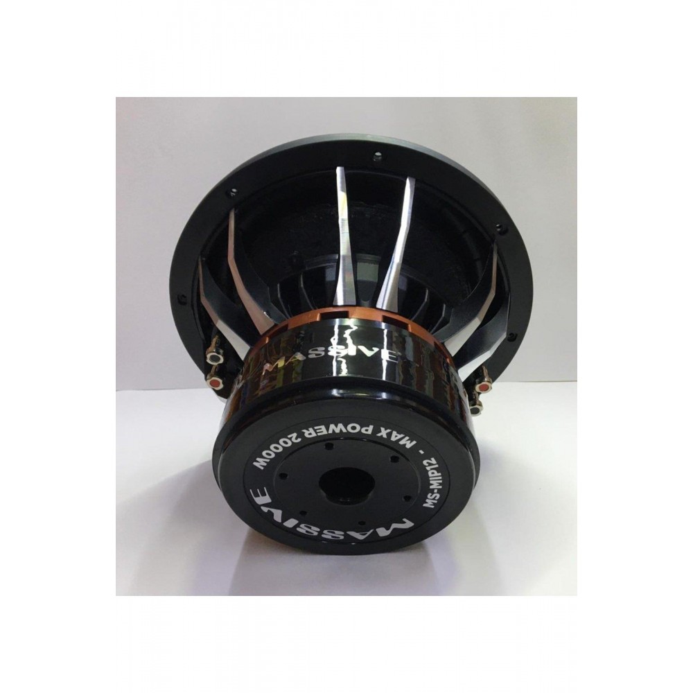 Massive Ms-mıp12 30 Cm Subwoofer Bas Çift Bobinli 2000 Watt Max