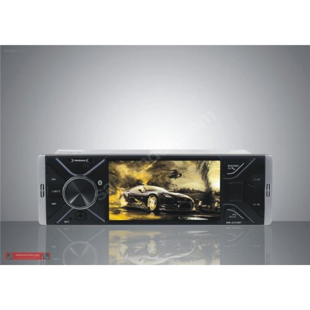 MOBASS MB-2235BT 4İNÇ EKRAN BLUETOOTH USB/AUX/MP5 OTO TEYP
